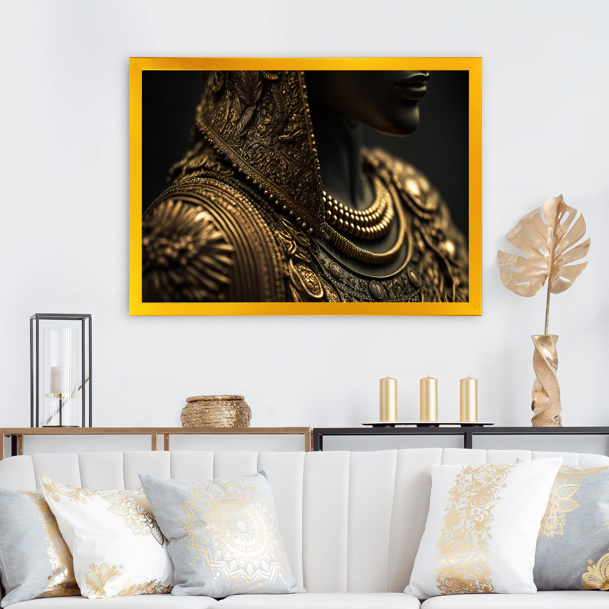 Latitude Run® Portrait of a Boho Chic Woman I - Print on Canvas | Wayfair